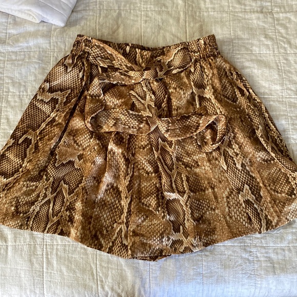 Zara | Shorts | Zara Snake Print Shorts | Poshmark